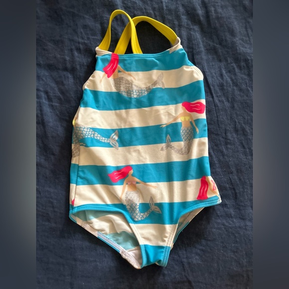 Mini Boden | Swim | Mini Boden Mermaid Onepiece Bathing Suit Size 34 ...